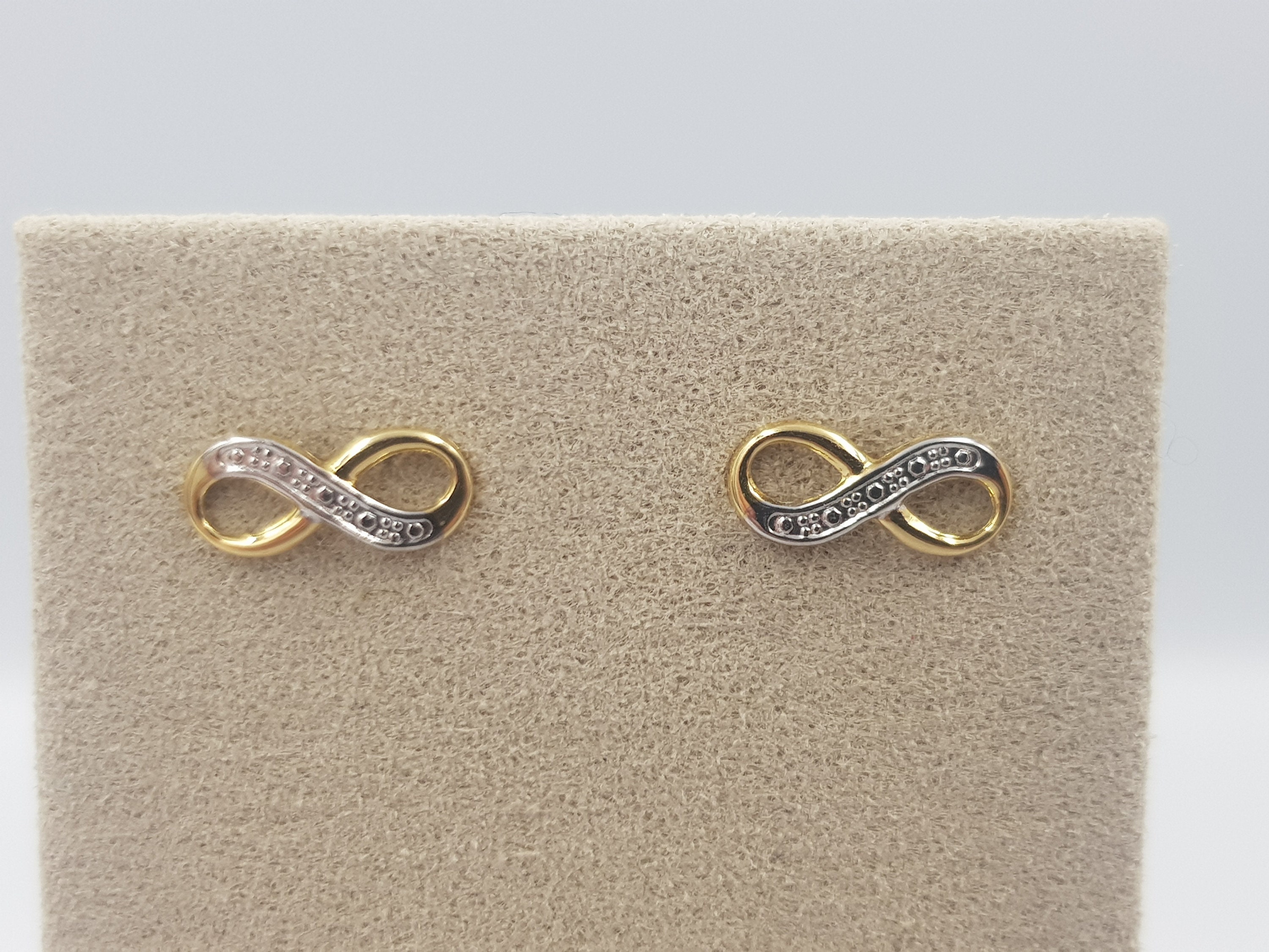 Gold Infinity Earrings Gold Infinity Earrings Studs Infinity Studs in ...