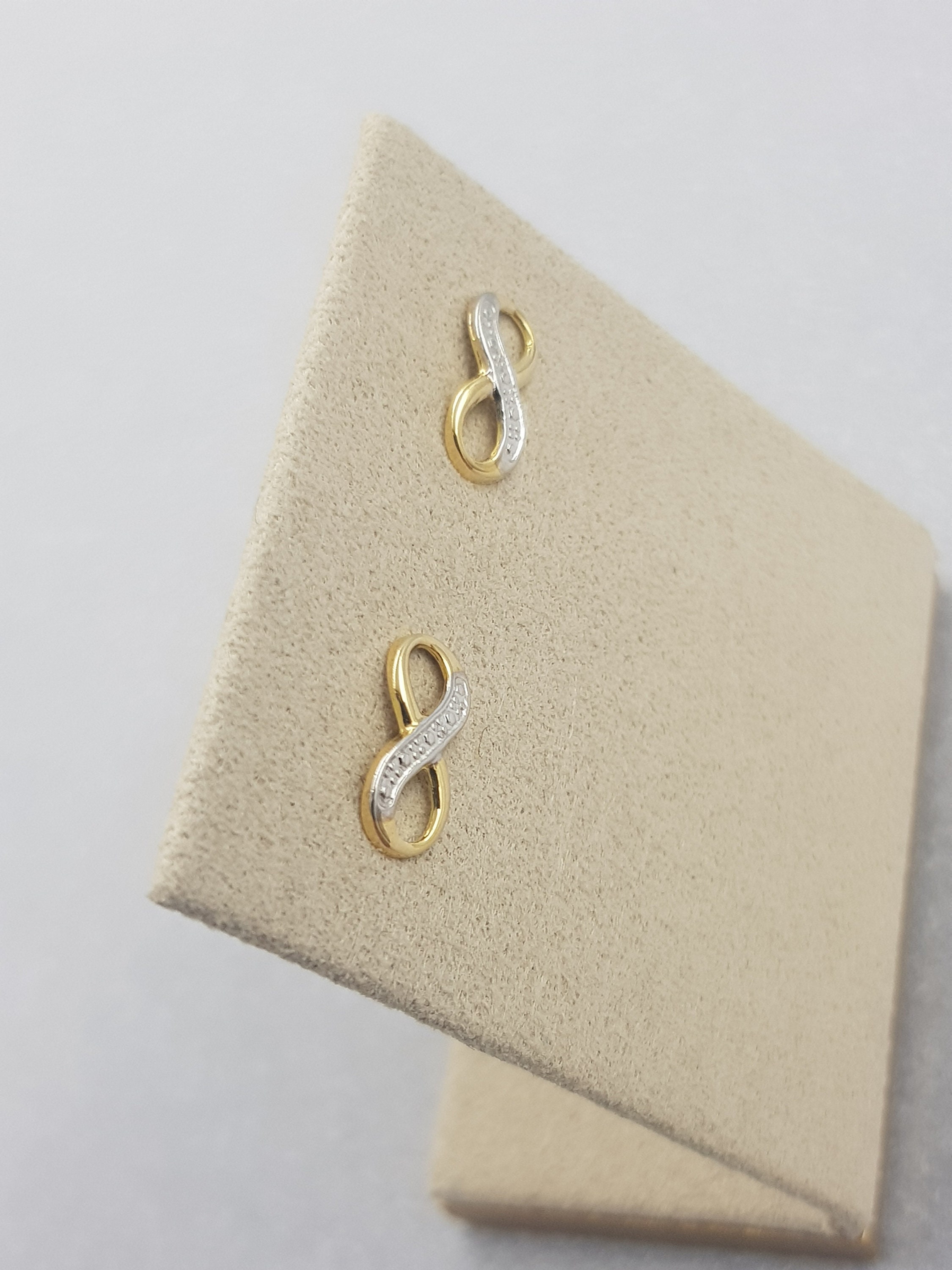 Gold Infinity Earrings Gold Infinity Earrings Studs Infinity Studs in ...