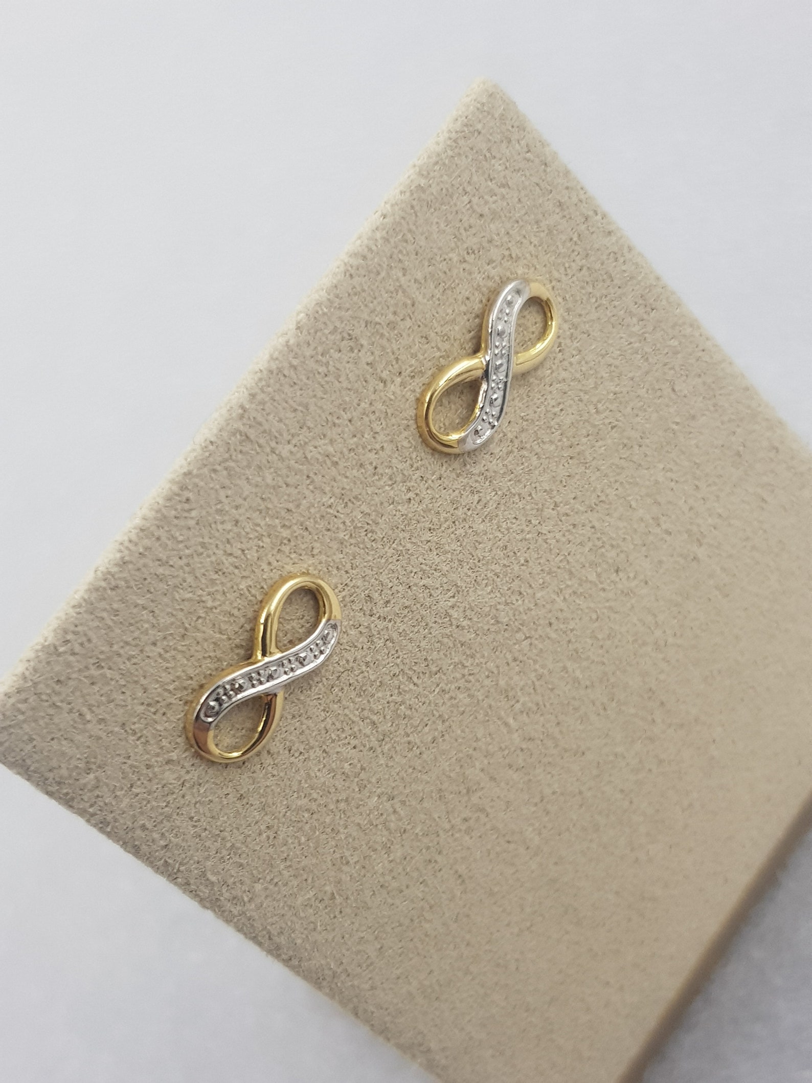 Gold Infinity Earrings Gold Infinity Earrings Studs Infinity Studs in ...