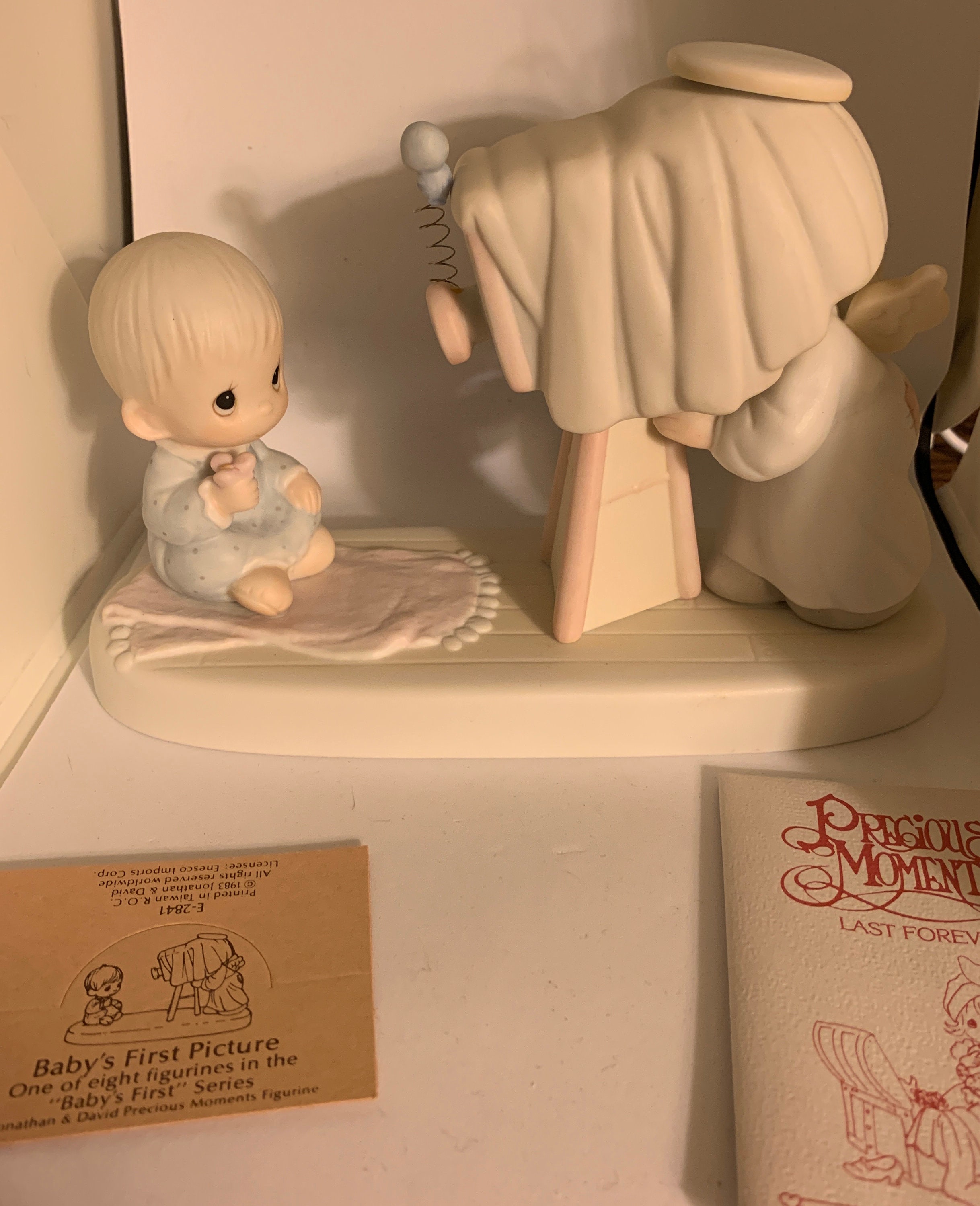 Baby's First Picture - Precious Moments - Retired 1986 - Etsy