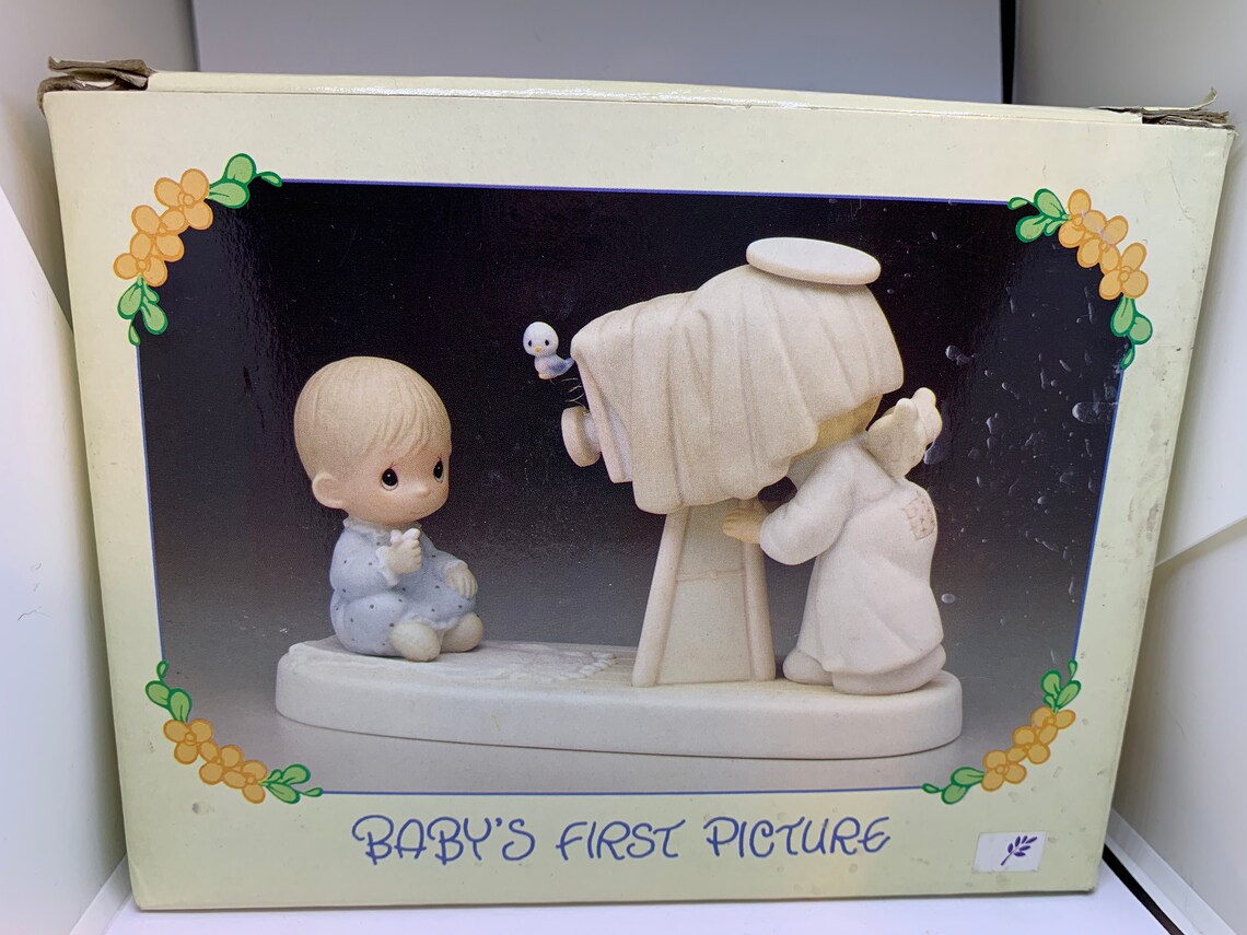 Baby's First Picture - Precious Moments - Retired 1986 - Etsy