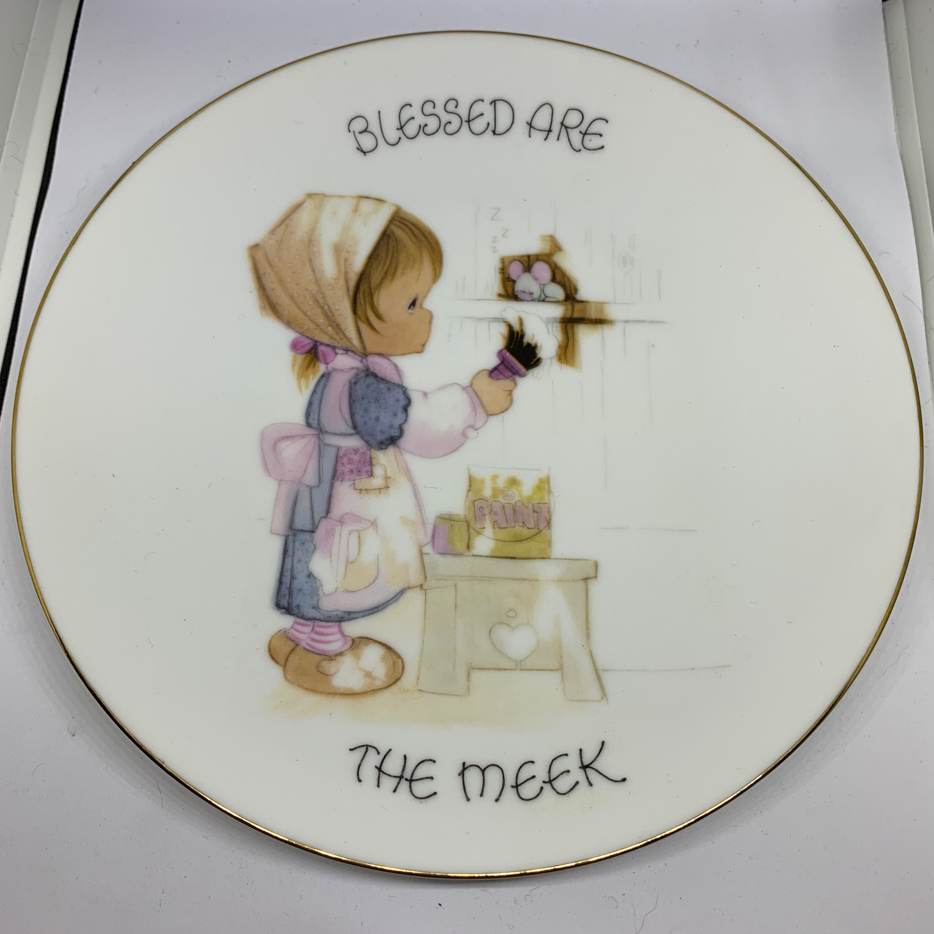 Blessed Are - Precious Moments - 4 Plate Collection - Etsy