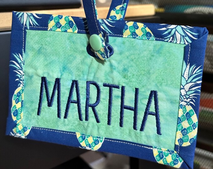 Wheelchair, Walker, Stroller Tag - Handmade Cloth With Snap - Etsy