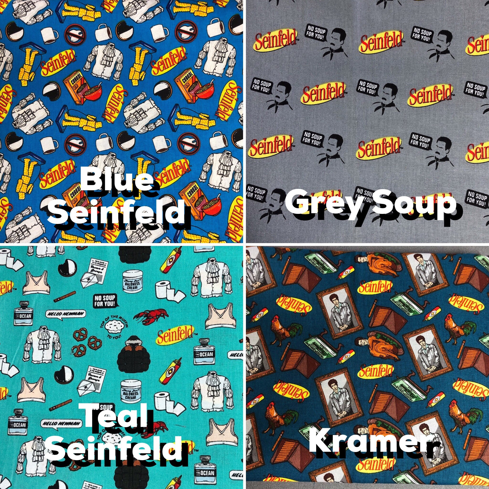 Friends & Seinfeld Scrub Cap Surgical Hat Ties Handmade - Etsy