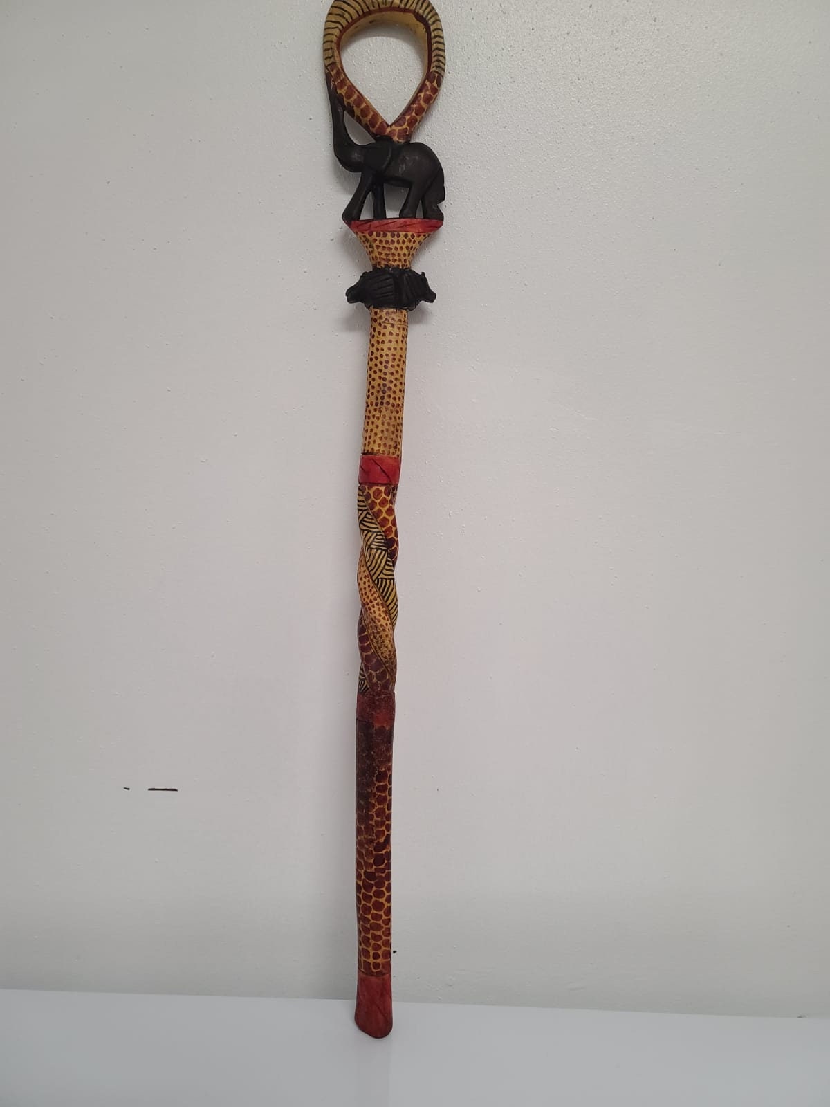 Handmade Walking stick with Animal Carving | Etsy