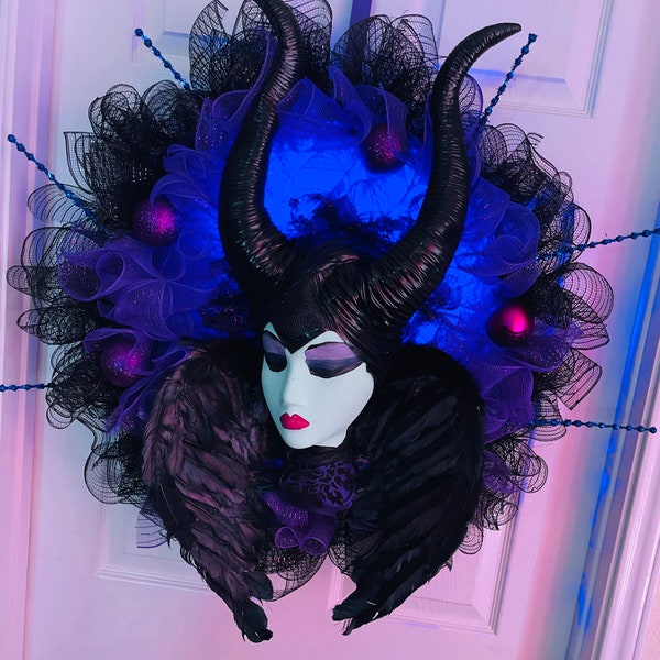 Maleficent Mask - Etsy