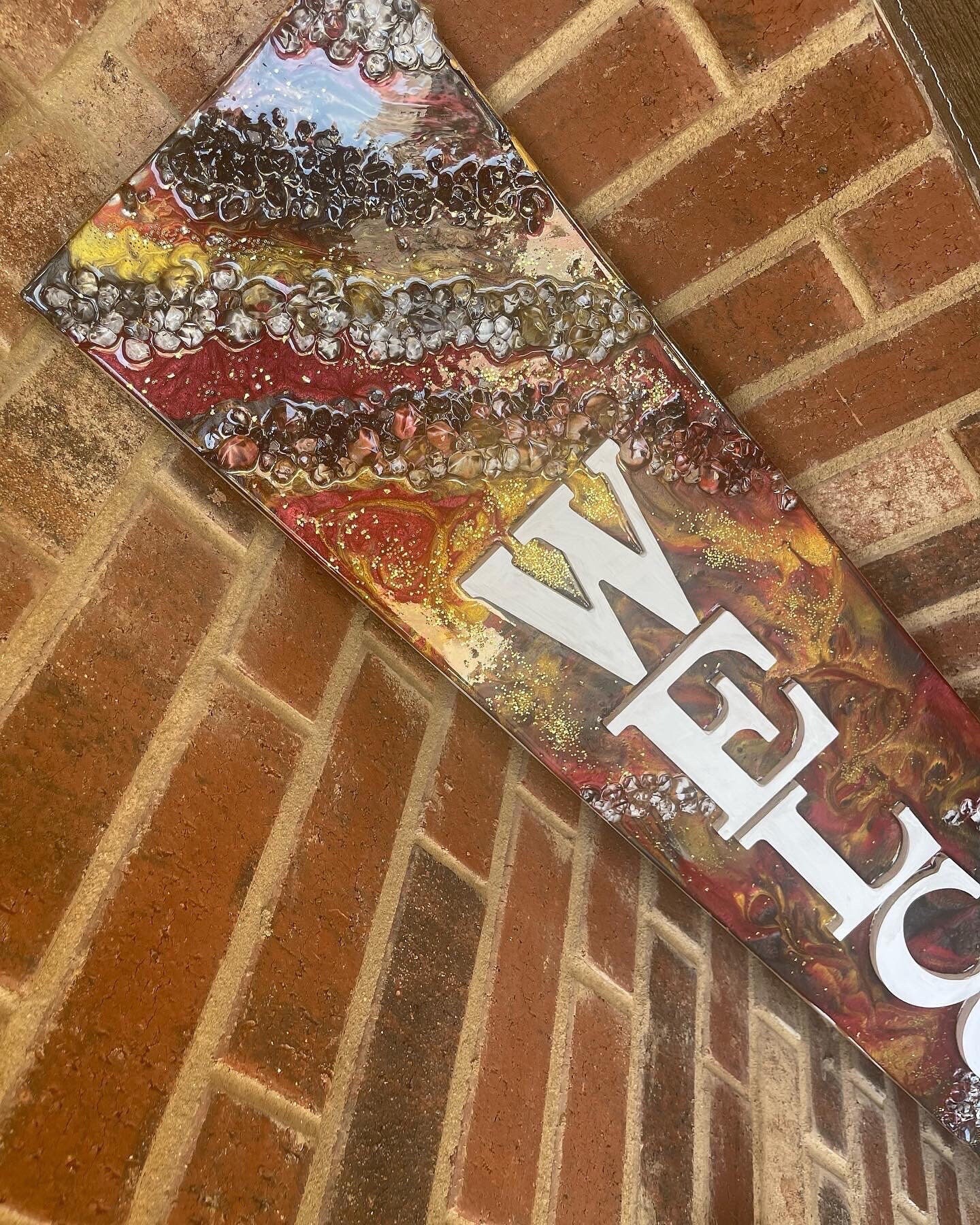 The MLX Resin Welcome Sign - Etsy