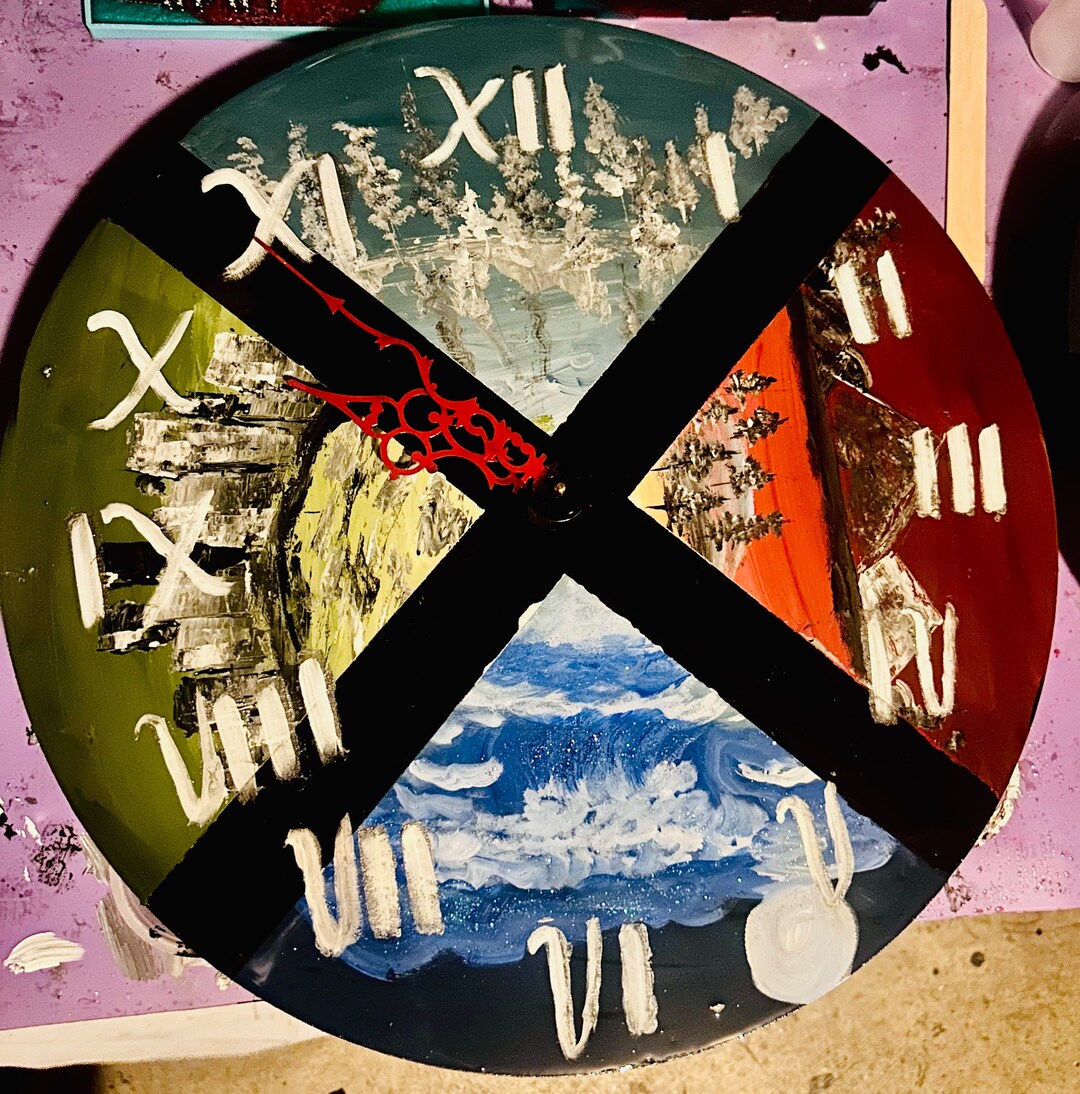 Large Analog Clock Etsy 1422