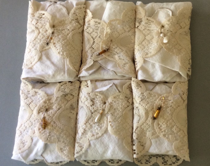 Vintage Lace & Linen Grab Bag, 24 Piece Lace and Linen Destash,vintage ...