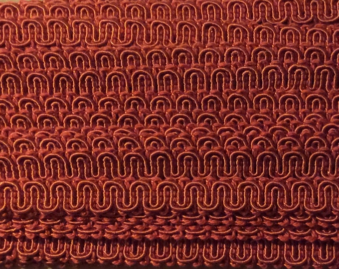 Conso Scroll Upholstery Gimp, Style 9940, K28 Copper Color 1/2 Inch ...
