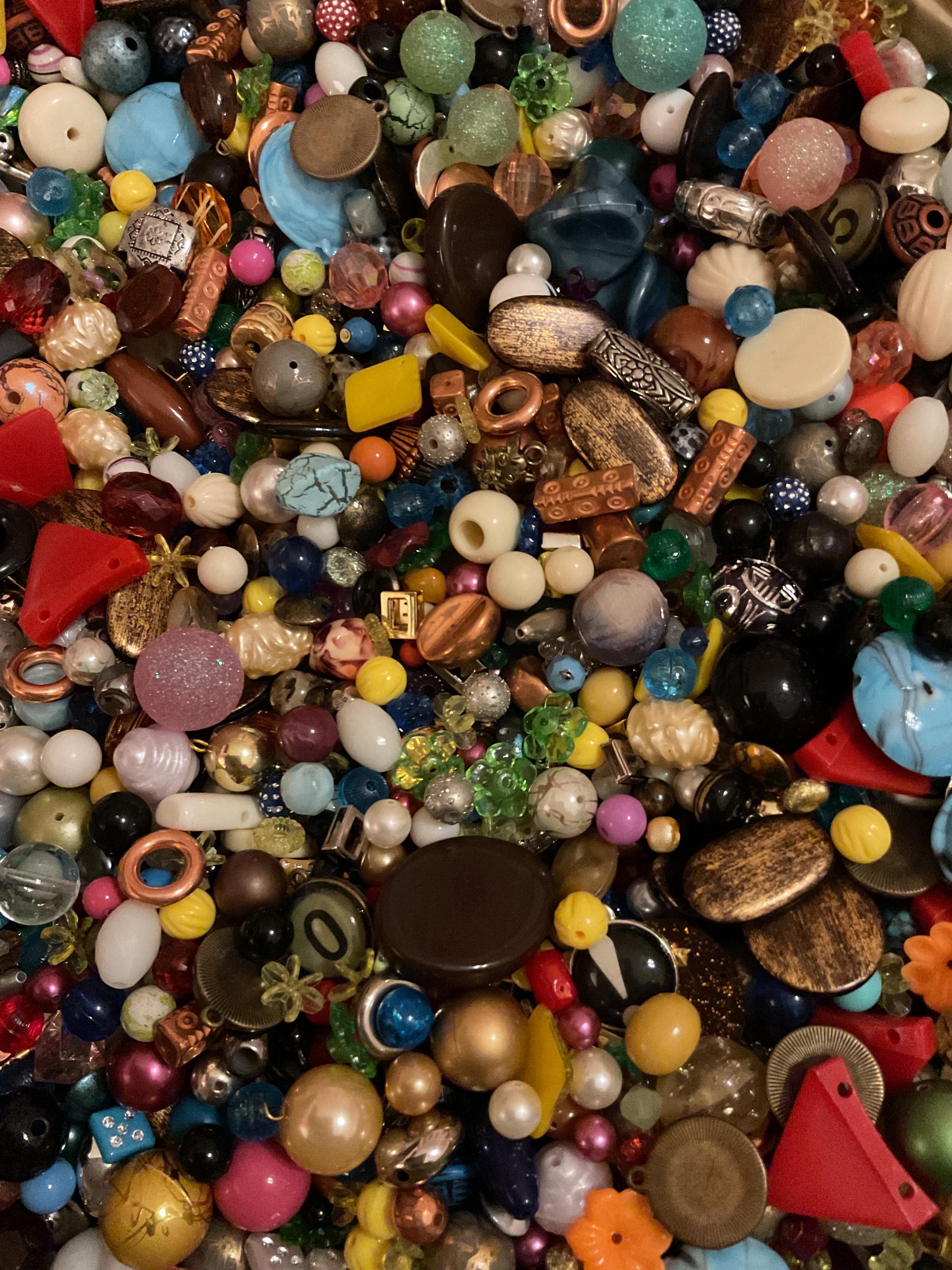 Bead Soup Mix: Vintage & New Acrylic, Glass, Metal Beads - Etsy