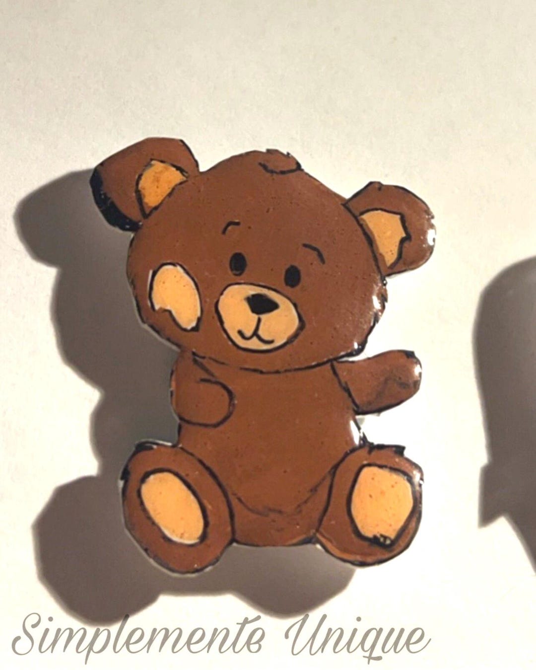 Cute Teddy Bear Magnet - Etsy