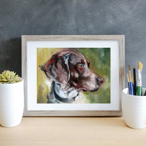 German Shorthaired Pointer Wall Art GSP Poster GSP Print - Etsy
