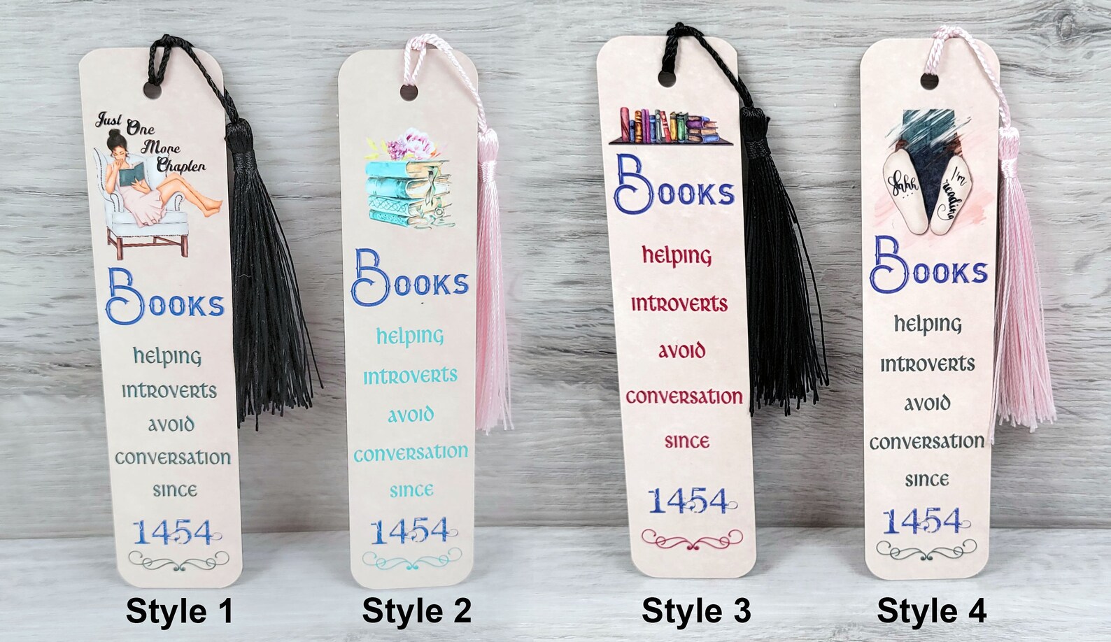 Bookmark - Books Helping Introverts Avoid Conversation (sublimated ...