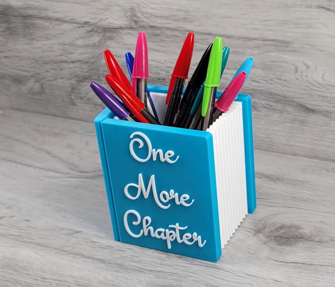 Custom Book Pen Holder - Etsy