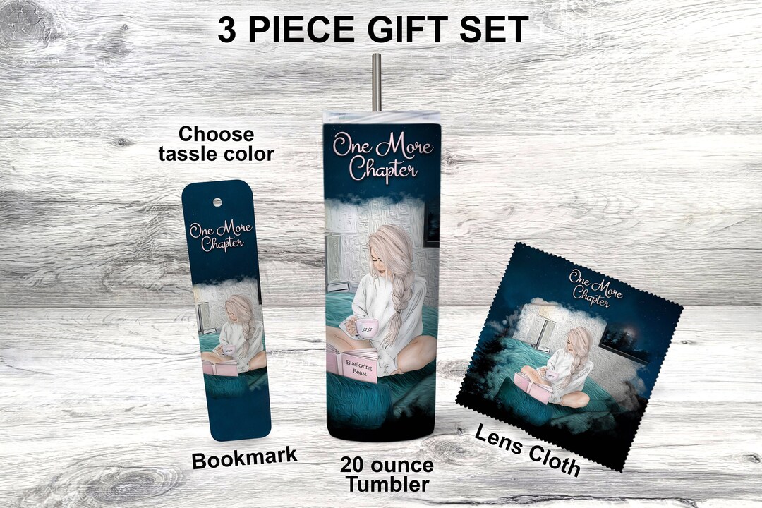 One More Chapter Tumbler Gift Set (3 Pieces) - Etsy