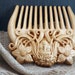 Women Comb, Wood Comb, Women Accessories, Art Nouveau Comb, Wooden ...