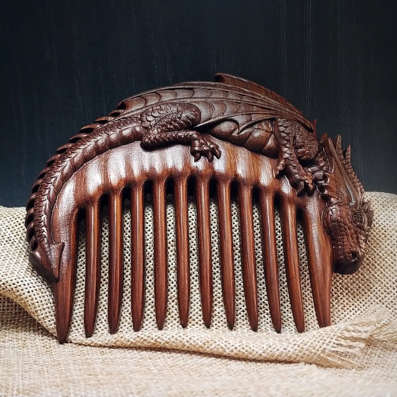 Wood Comb - Etsy