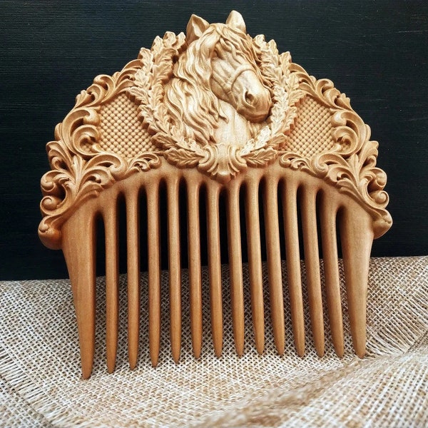 Wooden Comb - Etsy
