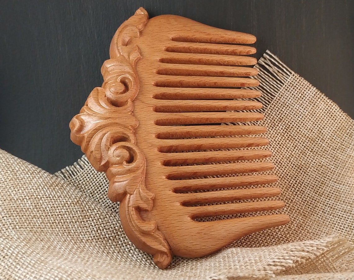 Handmade Wooden Comb for Women Wide Tooth Comb Wooden Comb - Etsy