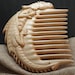 Dragon Wooden Comb, Dragon Design Comb, Wood Beard Comb, Wooden Hair ...