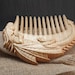 Dragon Wooden Comb Dragon Design Comb Wood Beard Comb - Etsy