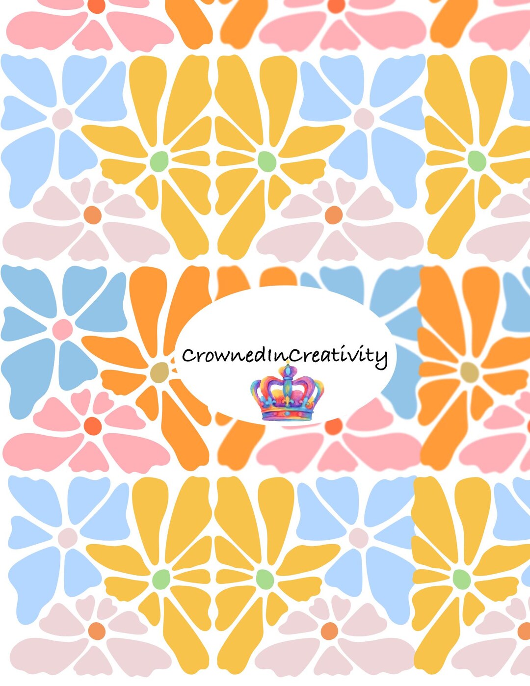 Whimsical Floral Pattern - Etsy