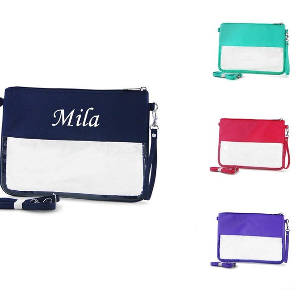 Clear Purse Monogram - Etsy