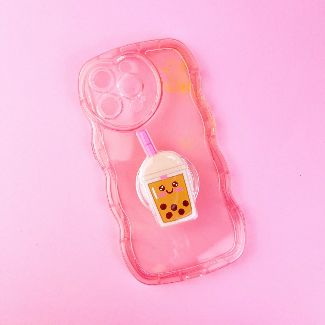 Brown Sugar Boba Kawaii Phone Grip Cute Phone Holder, Cute Griptok ...
