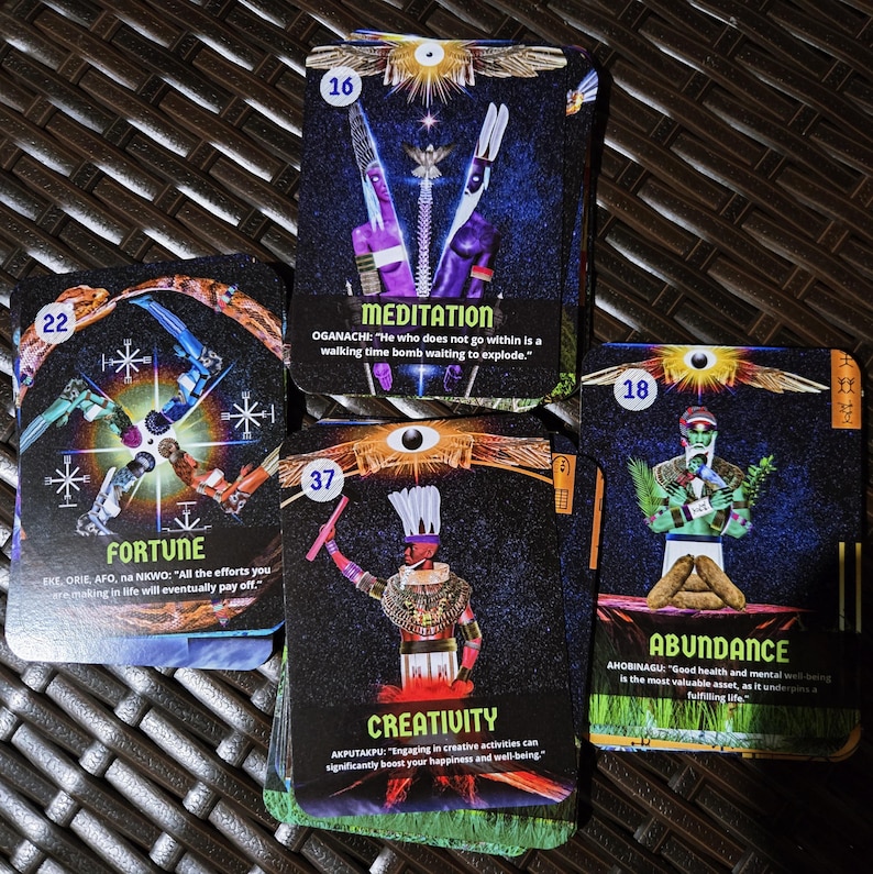Igbo African Oracle Cards - Daily Living Deck - Etsy