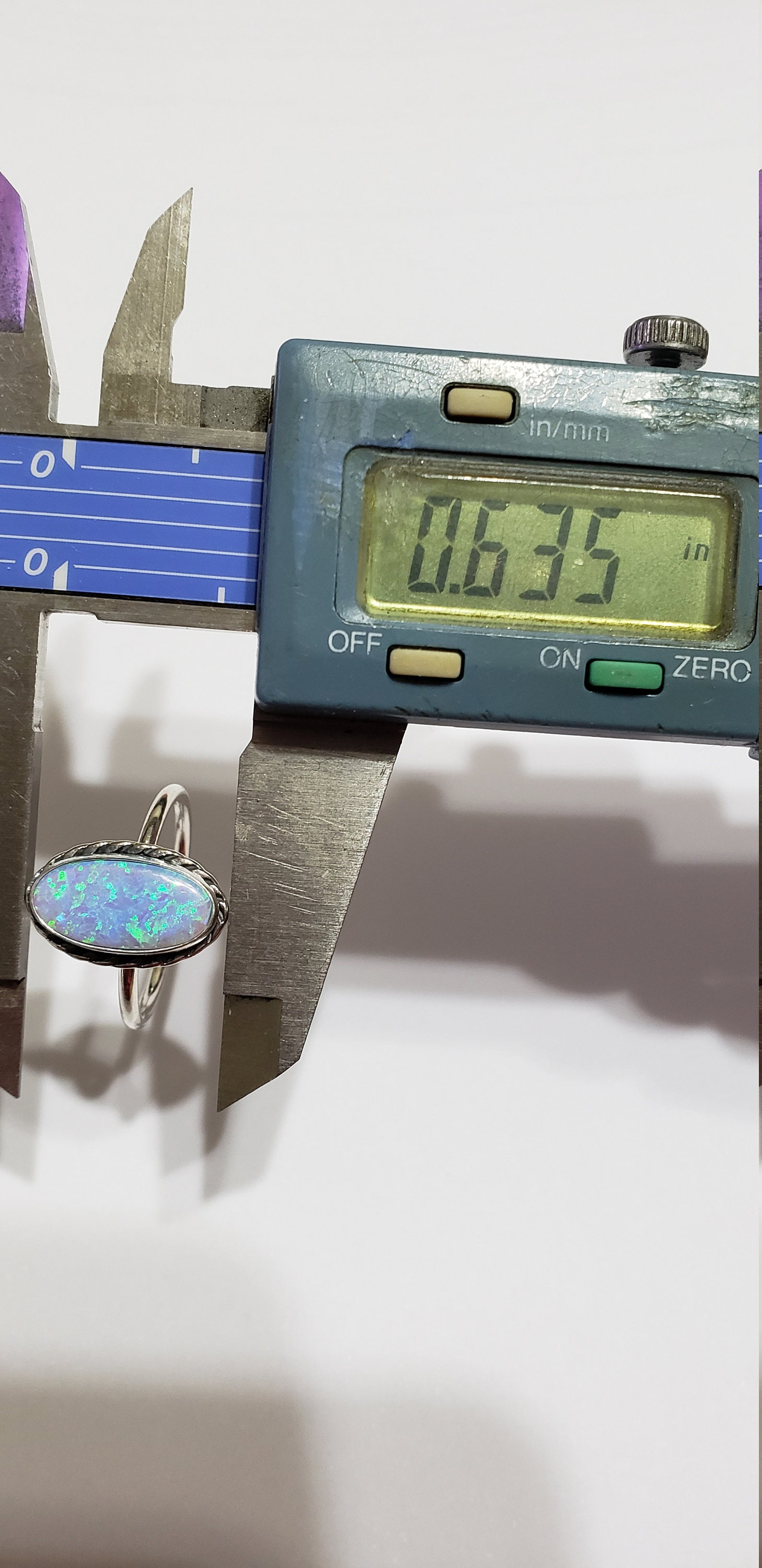 Long Oval Fire Opal Ring/sterling Silver/solid Band/custom - Etsy