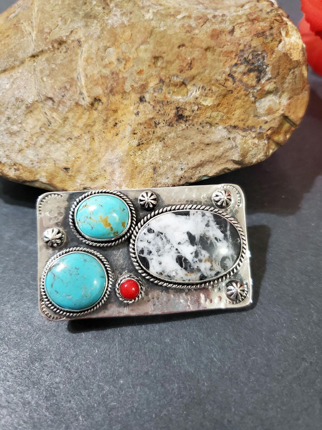 Turquoise Belt Buckles/white Buffalo Buckles Belt/buckles Belt ...