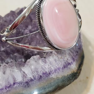 Conch Shell Cuff Bracelet/sterling Silver Cuff/conch Shell Cuff/pink ...