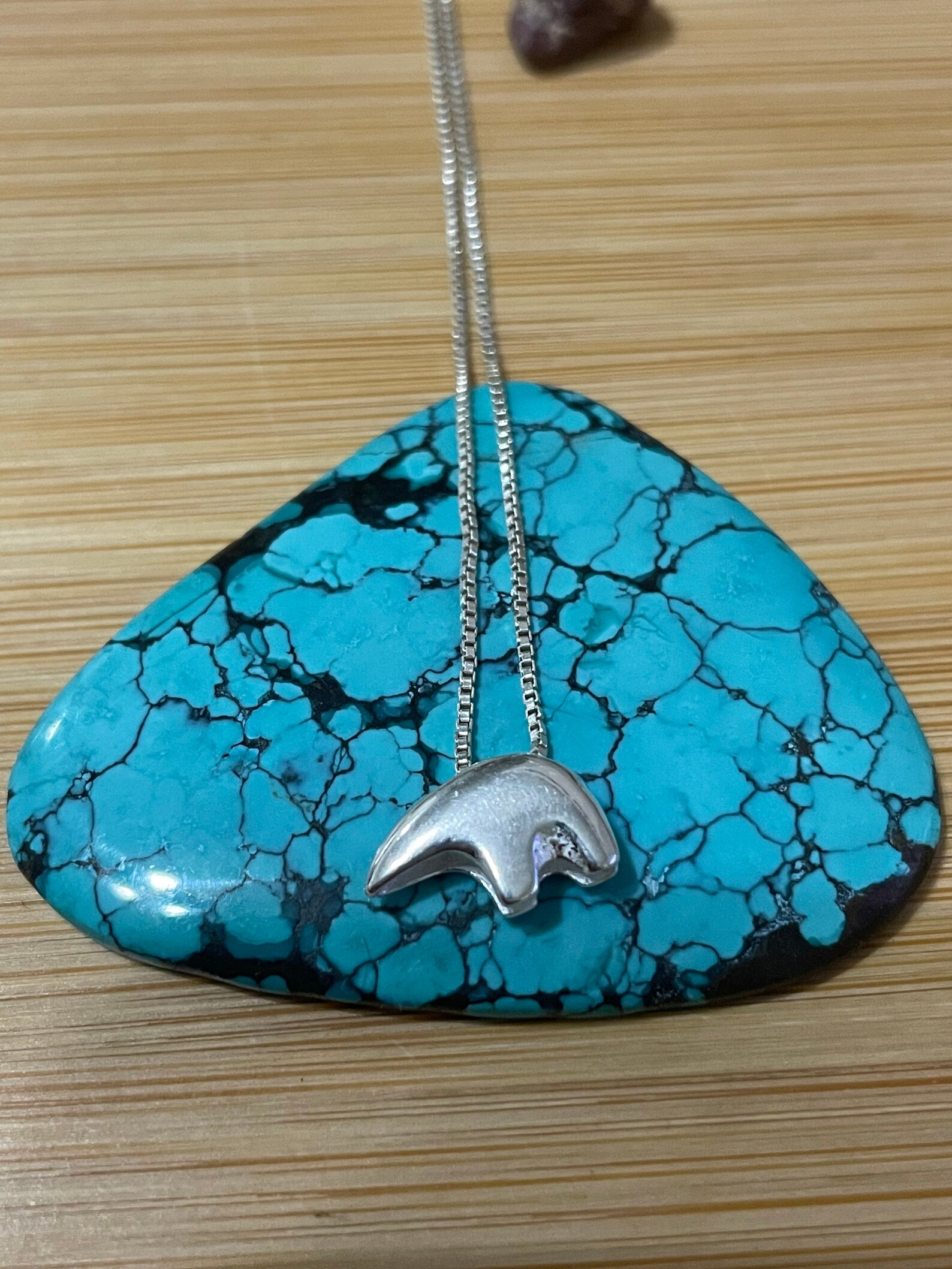 Silver Bear Pendant Necklace/dainty Silver Bear/silver Bear With Slide ...