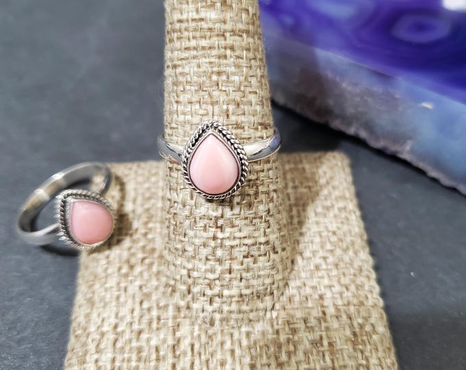 Signed Navajo Handmade Sterling Silver Natural Turquoise Pink Conch ...