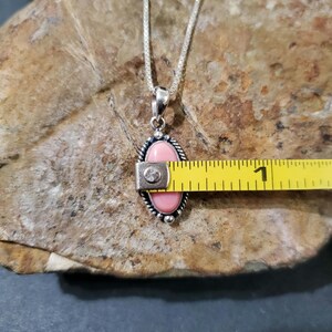 Pink Conch Shell Pendant Necklace/pink Shell Pendant/pink Stone ...