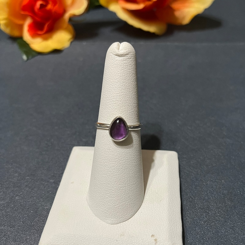 Amethyst Ring Made in Us - Etsy