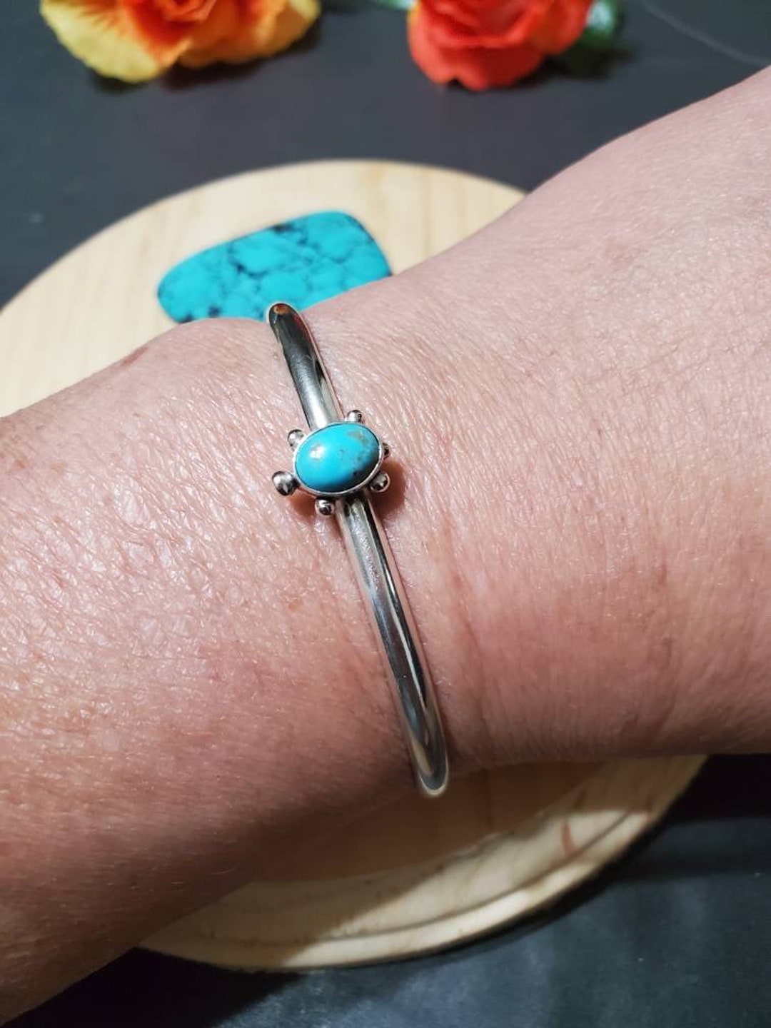 Dainty Turtle Cuff/turquoise Turtle Cuff Bracelet/sterling Silver Cuff ...