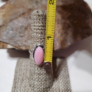 Oval Pink Conch Shell Ring/sterling Silver Queen Conch Shell Ring/conch ...