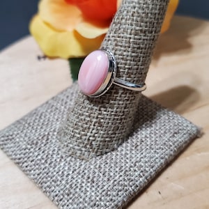Pink Conch Shell Ring/sterling Silver Queen Conch Shell Ring/conch ...