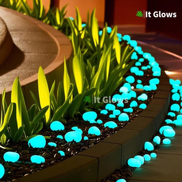Outdoor Solar Pebble - Etsy
