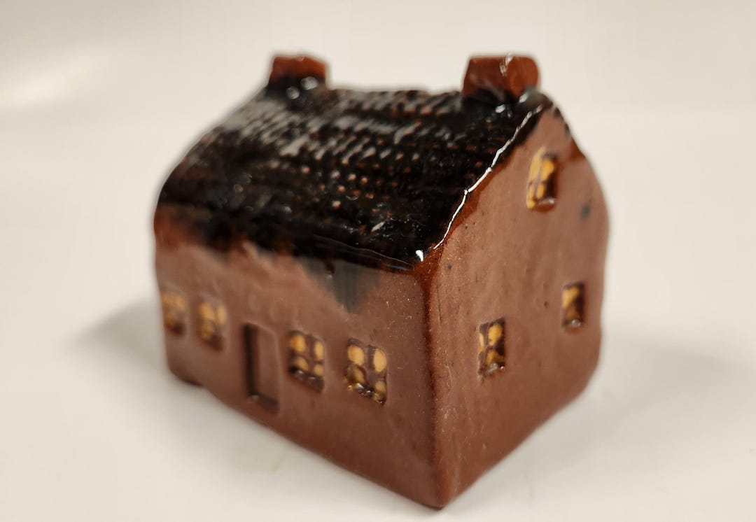 Turtlecreek Pottery House Sculpture, Primitives, Folk Art, American ...