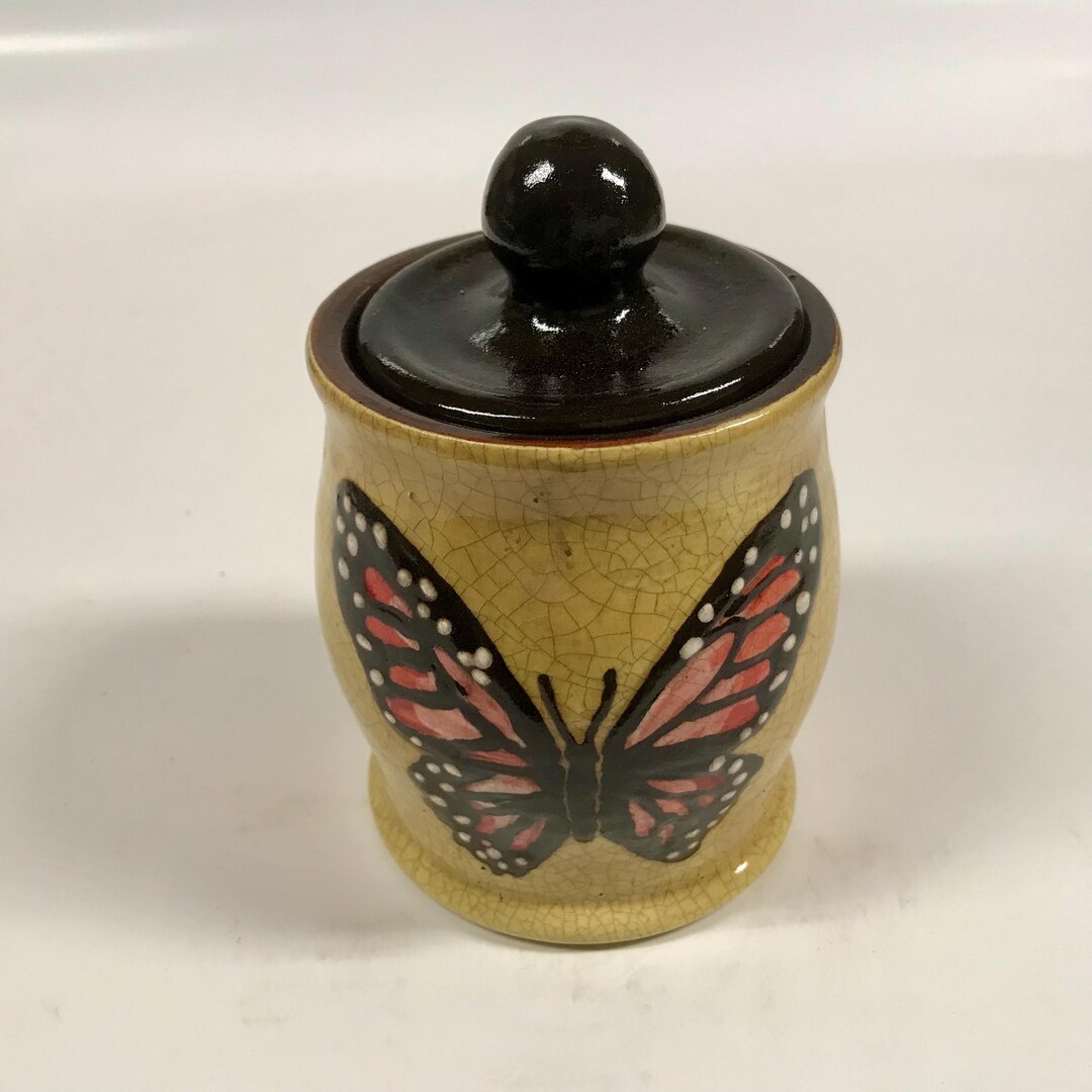 Smith Redware - Handcrafted Slip Vase, Primitives, Folk, Made in USA ...