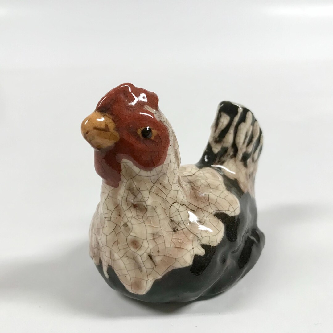 SMITH REDWARE - HEN, Sculpted Figurine, Knick Knack, Folk Art, Hand ...