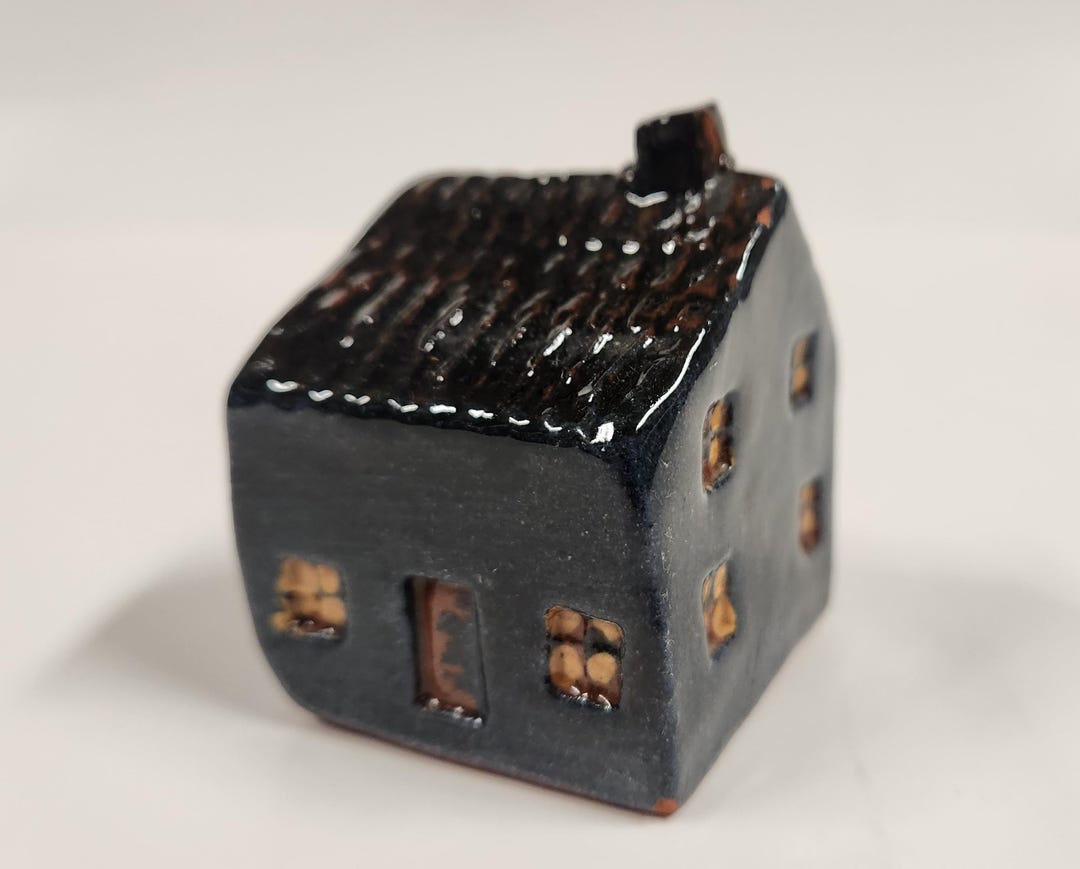 Turtlecreek Pottery House Sculpture, Primitives, Folk Art, American ...