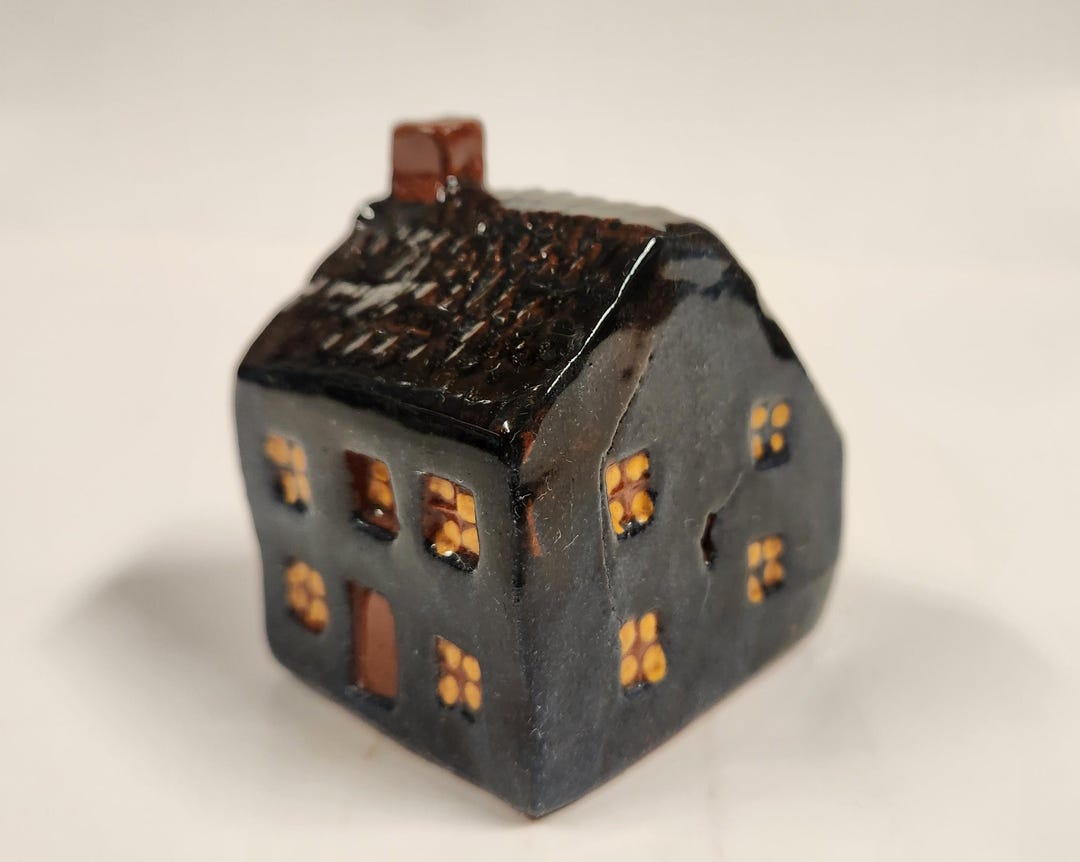 Turtlecreek Pottery House Sculpture, Primitives, Folk Art, American ...