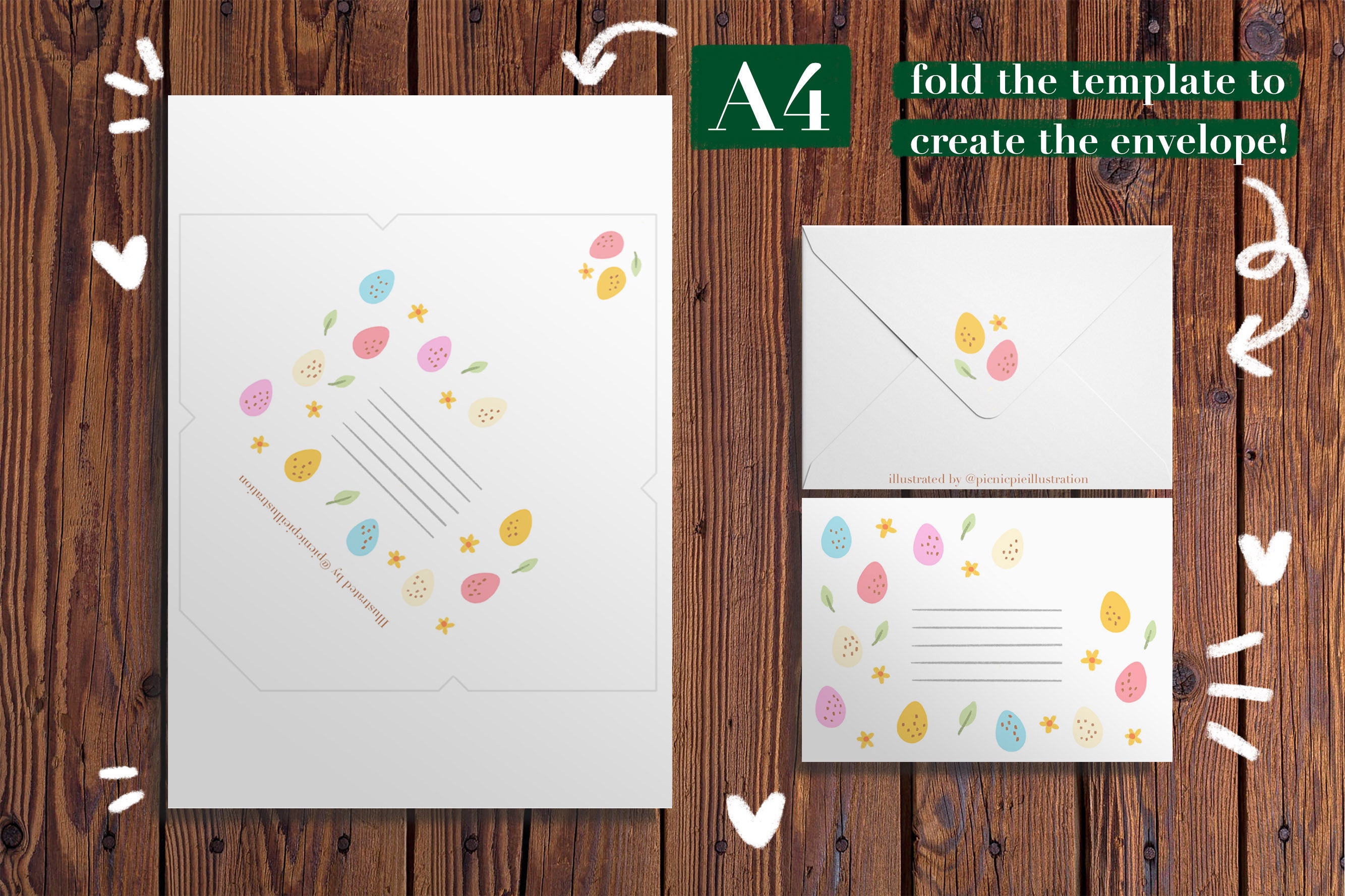 Printable Mini Egg Easter Letter Writing Set Spring Pastel - Etsy
