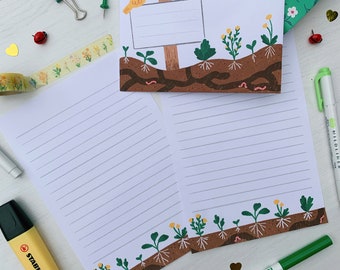 Printable Cute Forest Letter Writing Set - Penpal Paper & Envelope Kit ...