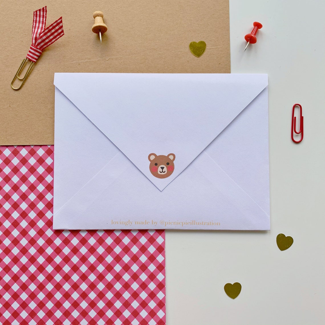 Printable Bear Mail Letter Writing Set Penpal Paper & | Etsy UK