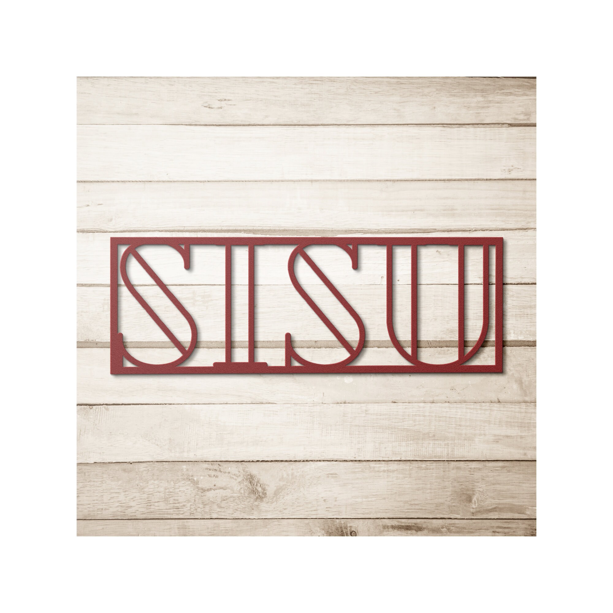 SISU Metal Sign / Finnish Sign / SISU Sign / Finnish Metal Sign ...